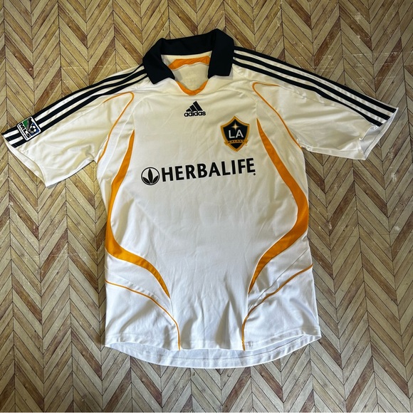 adidas | Shirts | David Beckham No 23 La Galaxy Medium Soccer Jersey ...